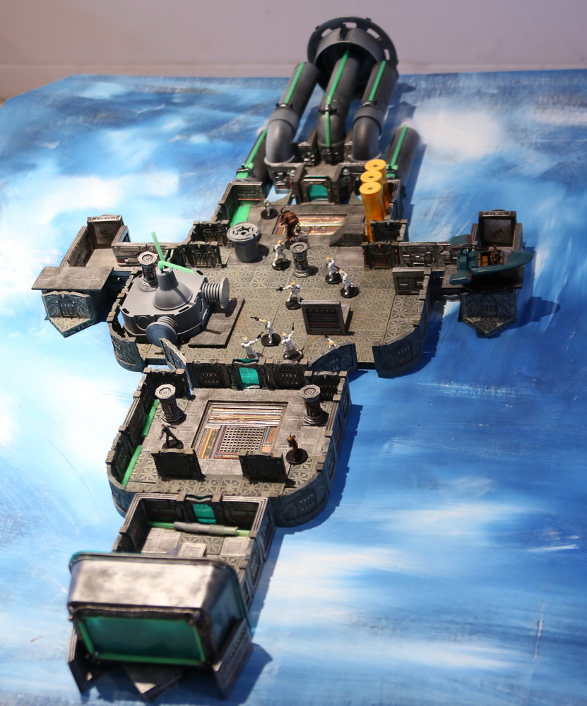 dwarven forge sci-fi ship